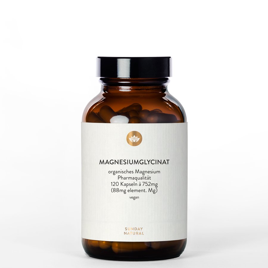Magnesiumglycinat: verträglichste + bioverfügbarste Magnesium Form