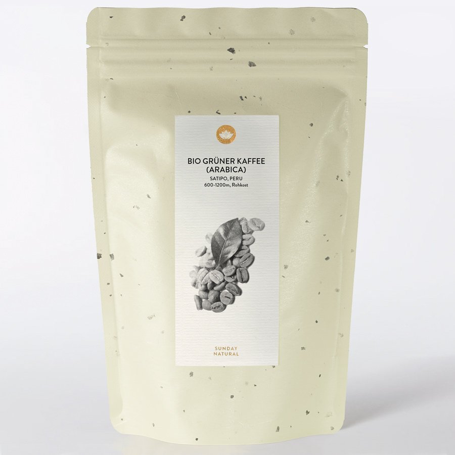Bio Grüner Kaffee Pulver 200g, Rohkost