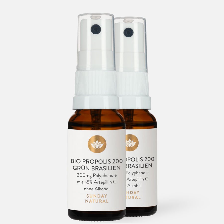 Bio Propolis Extrakt 200 grün Brasilien ohne Alkohol 2 x 20ml