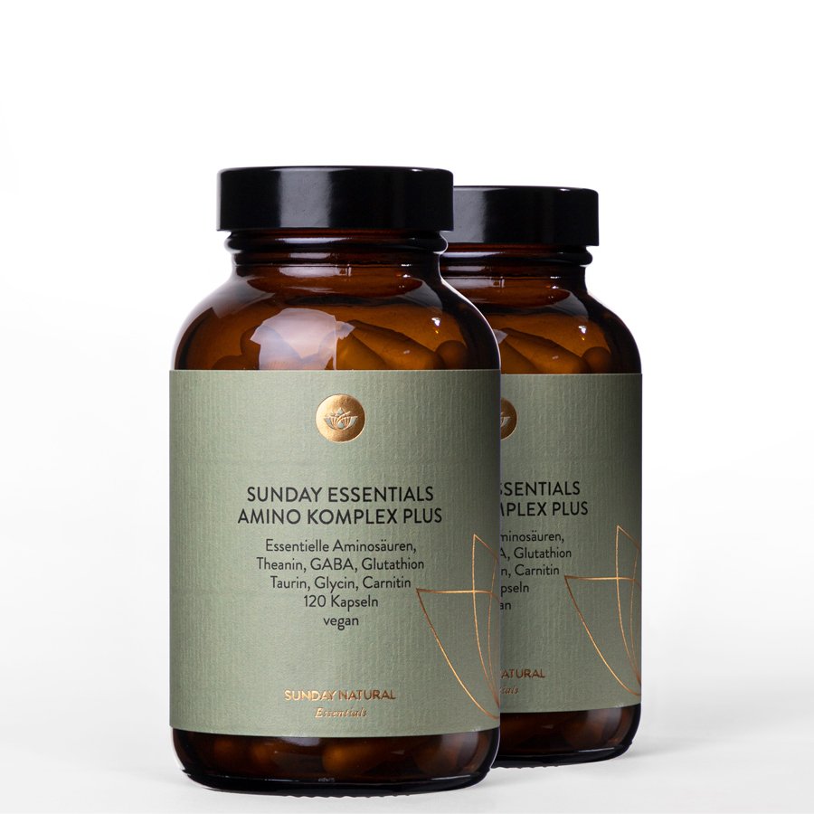 Aminosäuren Komplex Plus mit Glutathion, GABA, Carnitin. 120 Kapseln