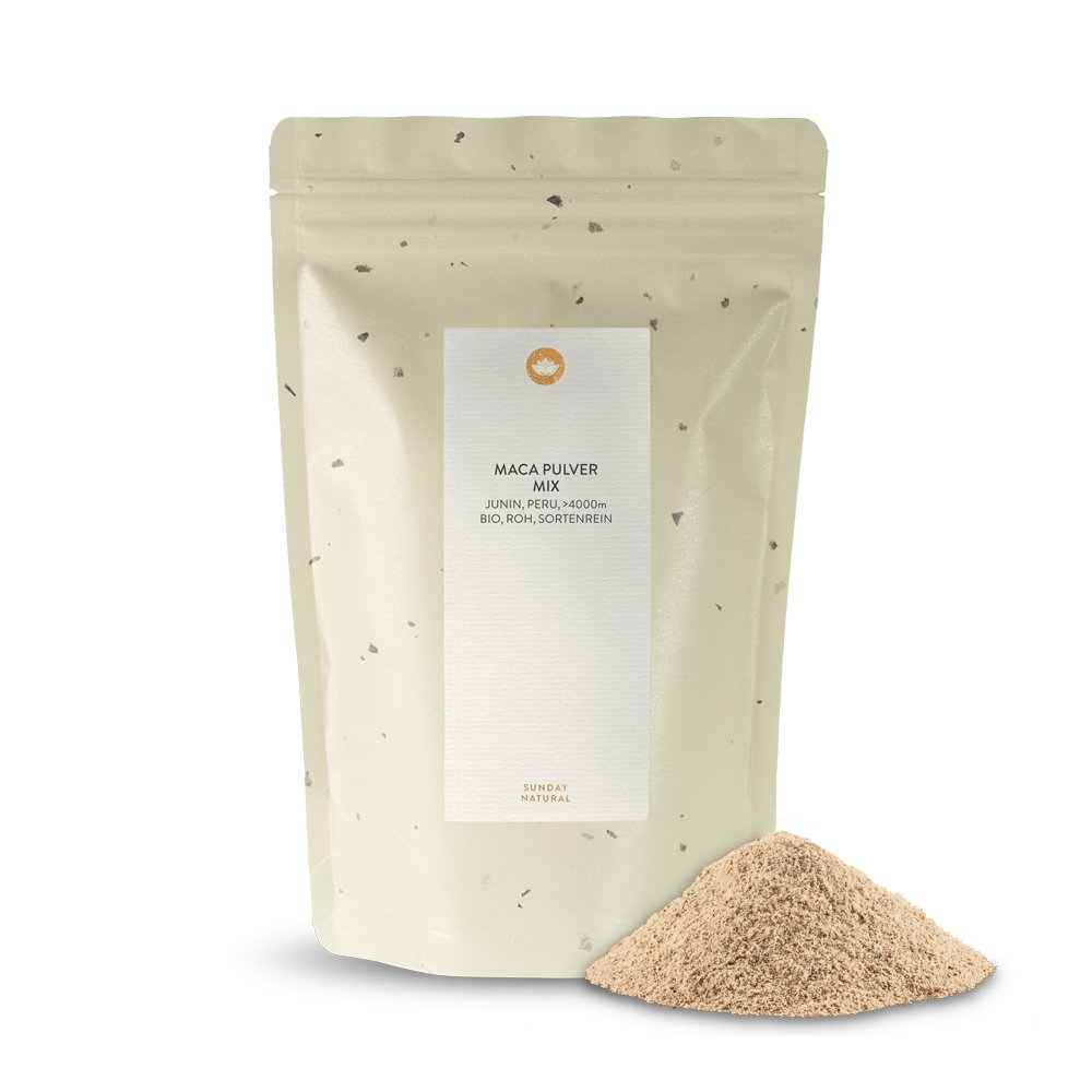 Bio Maca Pulver Mix, Peru. Rohkostqualität, Handernte, 300g | Sunday ...
