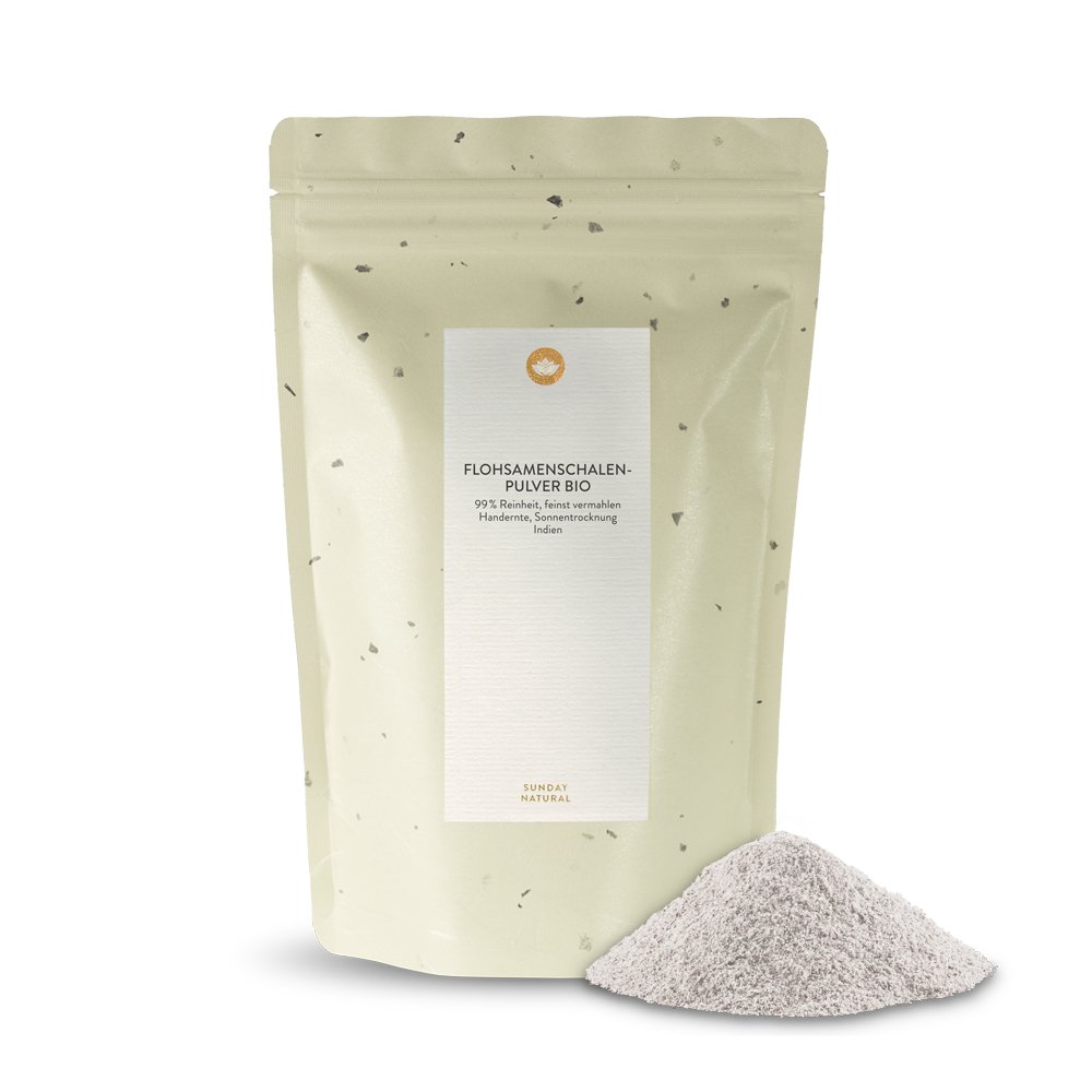 Psyllium Husks, Milled. 400g Organic Powder from India | Sunday Natural ...