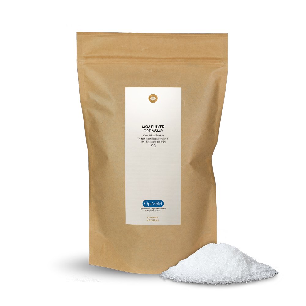 MSM Powder OptiMSM® (100% ultra pure). Original from Bergstrom ...
