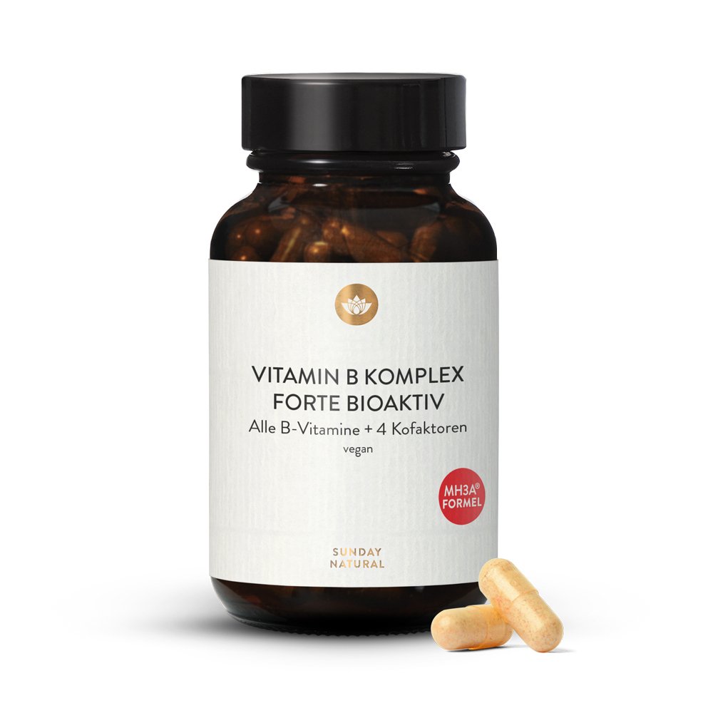 Vitamin B-Komplex Forte mit B12 MH3A + Kofaktoren 60 Kapseln