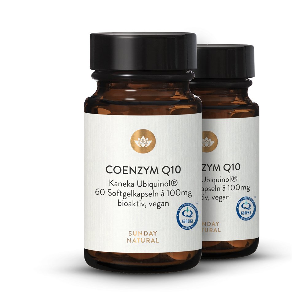 Coenzym Q10 Ubiquinol 100 mg vegan. 2x60 Softgel-Kapseln