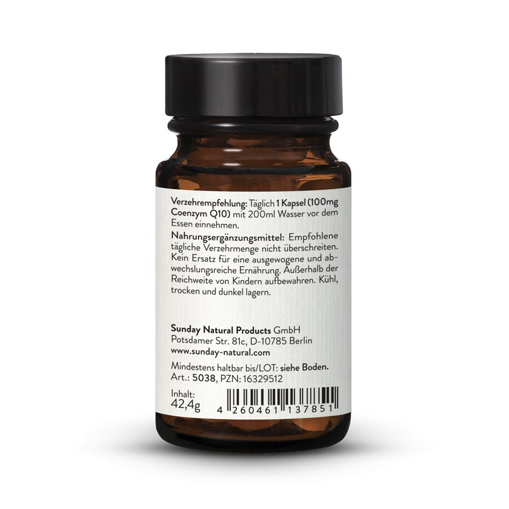 Coenzym Q10 Ubiquinol 100 mg vegan. 60 Softgel-Kapseln