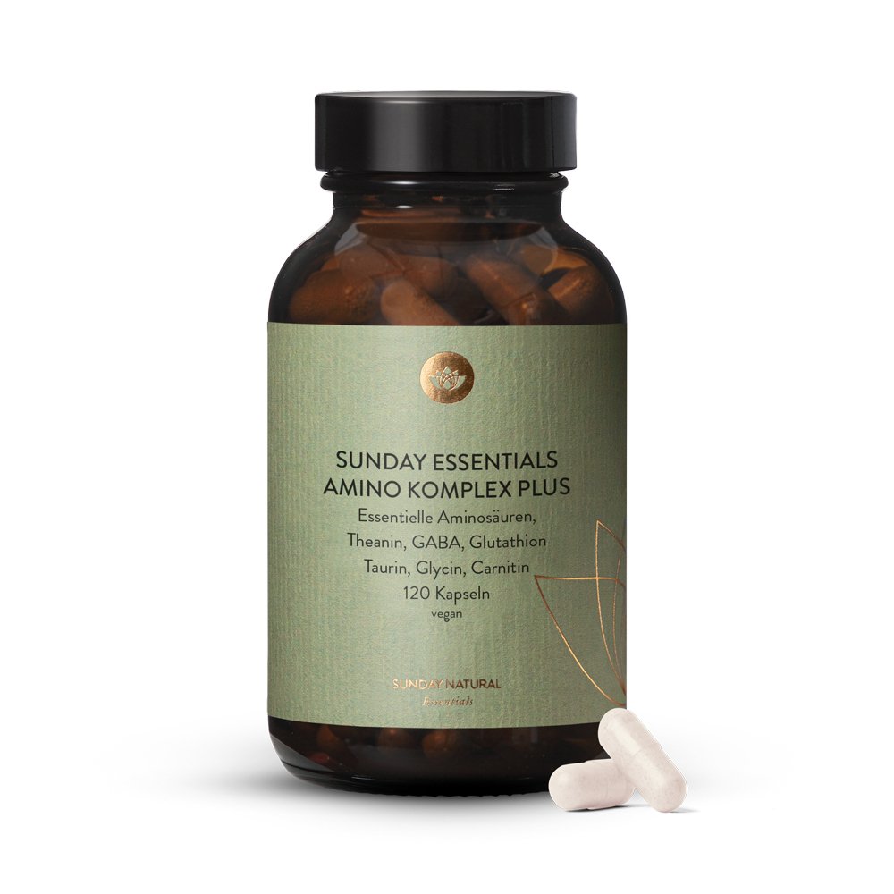 Aminosäuren Komplex Plus mit Glutathion, GABA, Carnitin. 120 Kapseln ...