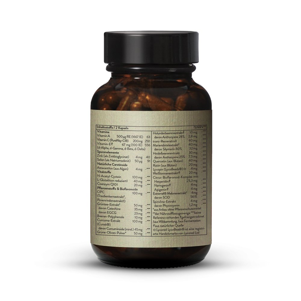 Antiox Complete, Full-Spectrum of 30+ Antioxidants. 60 Capsules