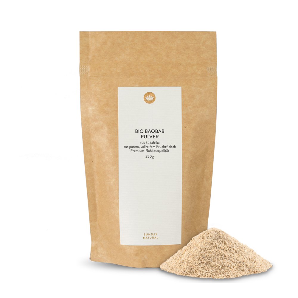 Organic South African Baobab Powder. Monkey-Bread Tree. Raw. 250g ...