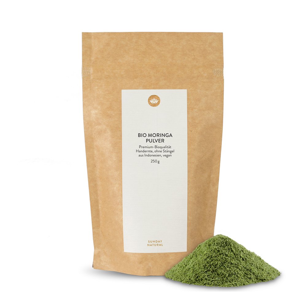 Bio Moringa Pulver, handernte in Ost-Nusa Tenggara, Indonesien 250g
