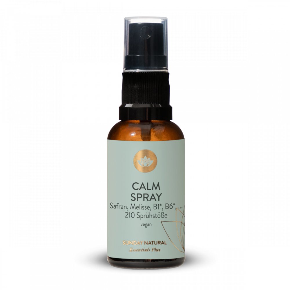 Calm Mundspray. Vitamin B6, Lavendel, Safran uvm. 210 Sprühstöße ...