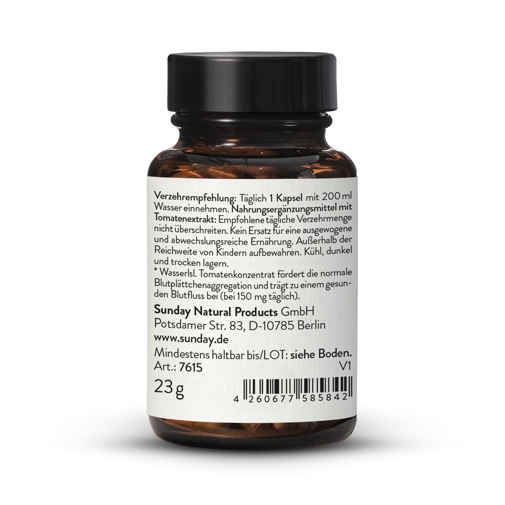 Fruitflow® Aqueous Tomato Extract. Bioactive. 2x60 Capsules