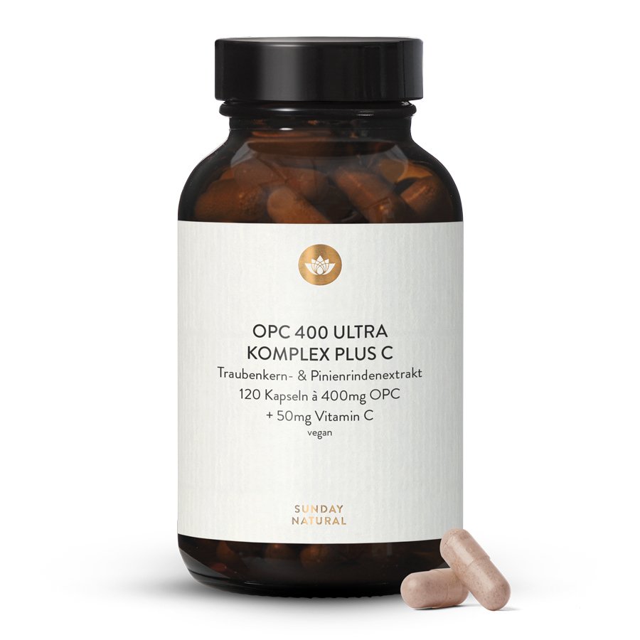 OPC 400 Ultra Traubenkernextrakt + Pinienrinde + Vitamin C