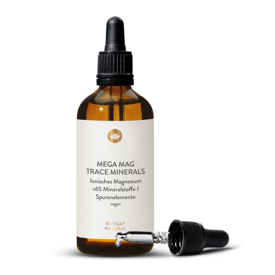 Mega Mag Trace Minerals Magnesium Tropfen laborgeprüft 97ml | Sunday ...