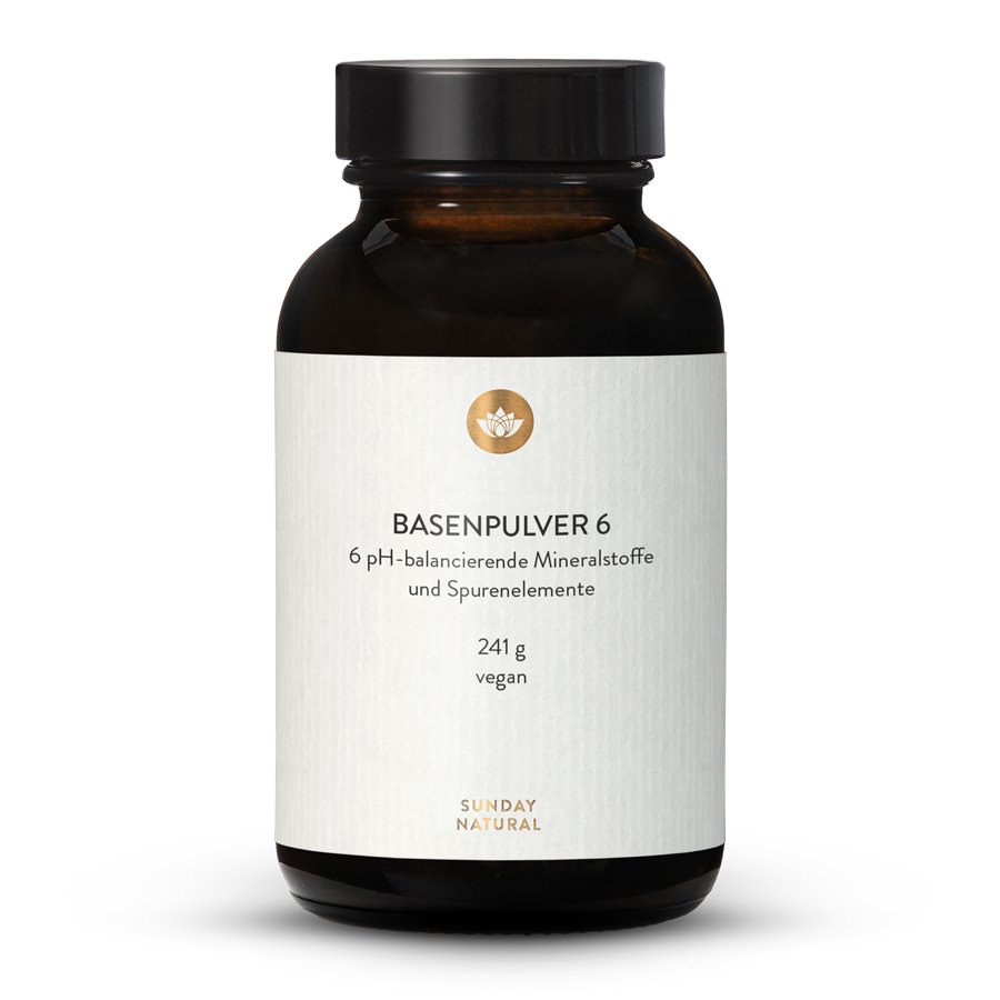 Basenpulver 6 balancierende Mineralstoffe. 241g
