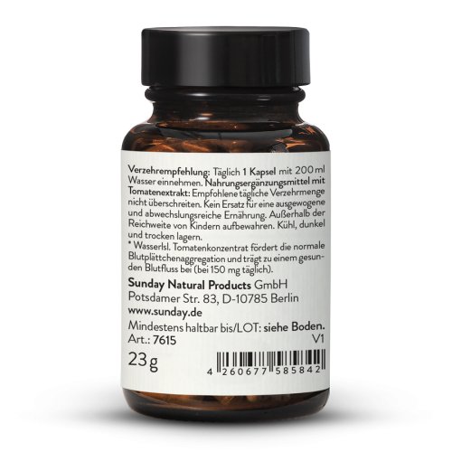 Fruitflow® Aqueous Tomato Extract. Bioactive. 2x60 Capsules