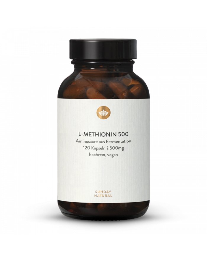 L-Methionin kaufen - natürliche vegane Aminosäure | Sunday Natural