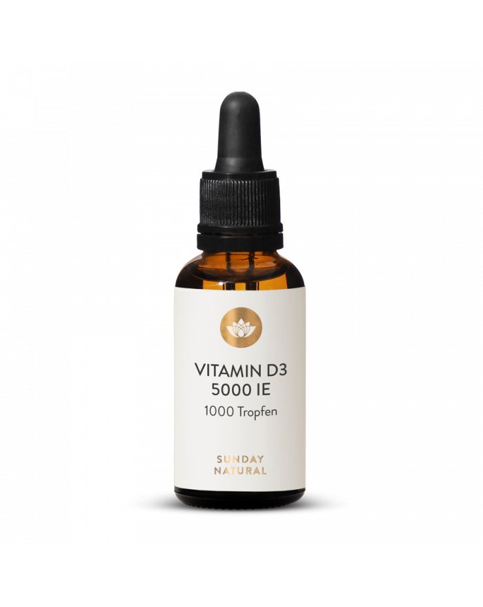 Jetzt Vitamin D+K2 Tropfen + Kapseln von Sunday Natural kaufen!