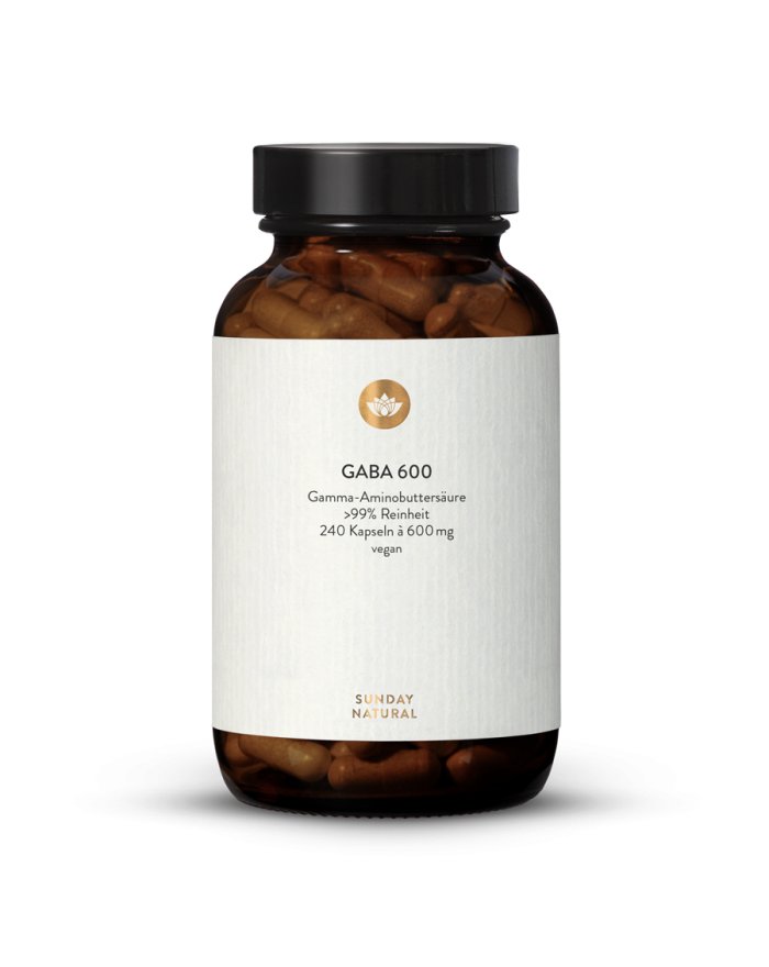 Buy GABA capsules and tea - high-dose, vegan, purely natural | Sunday ...