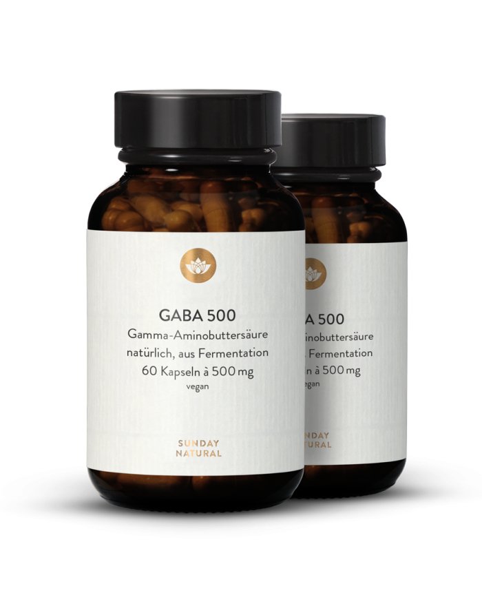 Buy GABA capsules and tea - high-dose, vegan, purely natural | Sunday ...