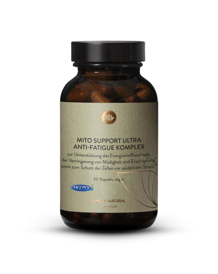 Mito Support avec magnésium + vitamines B1, B2, B3, B12, mélange fonctionnel vegan